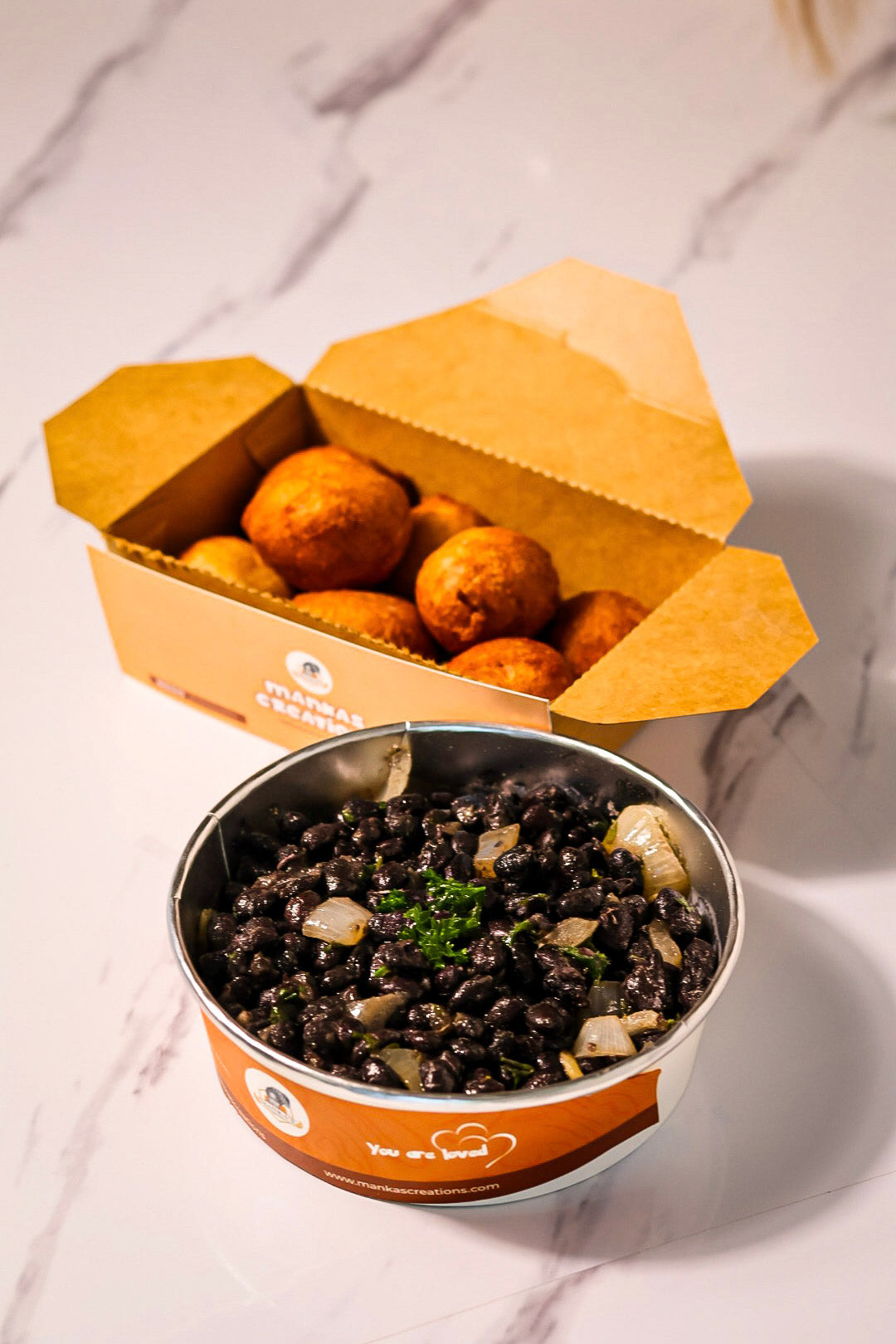 Puff puff and beans – Manka's Creations